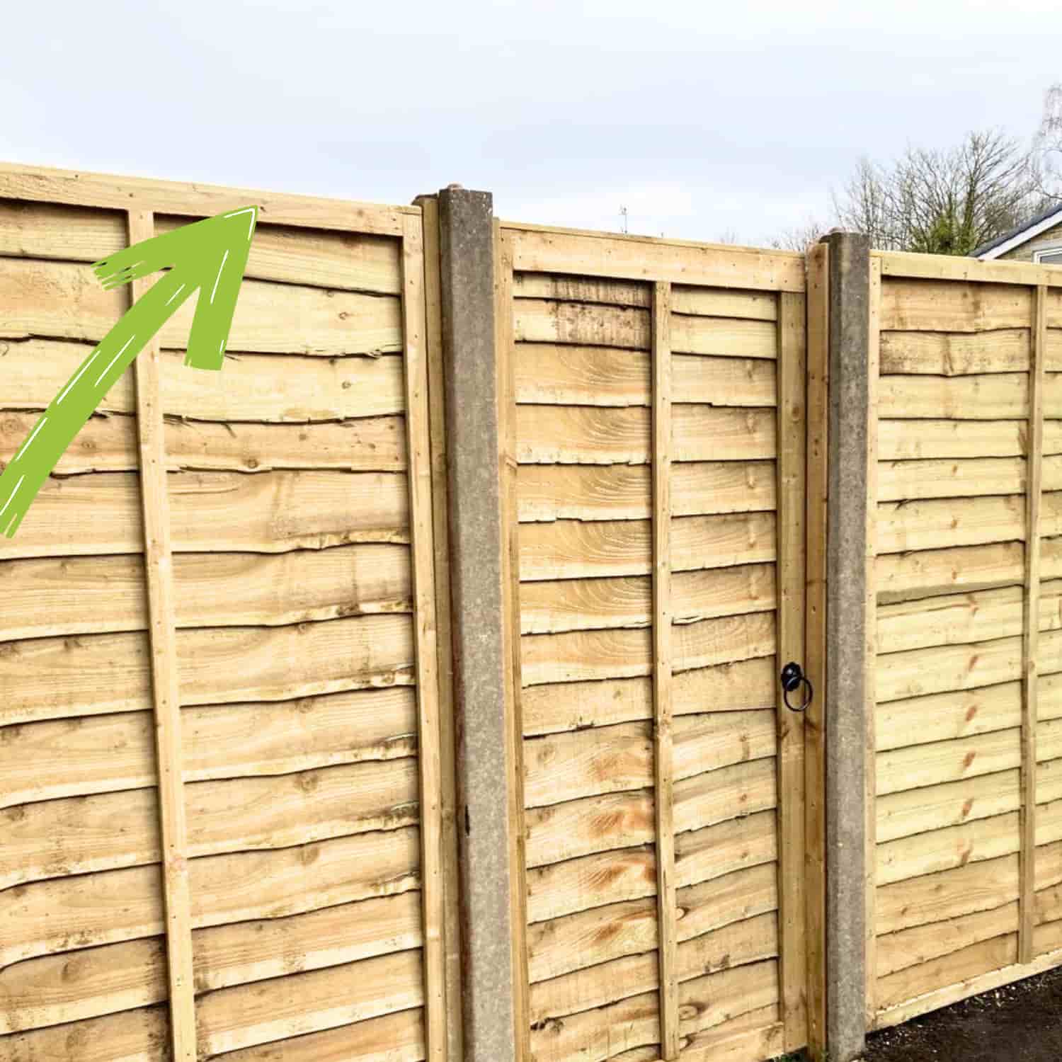 Fence Panel Capping Apex | Fence Toppers Bradford