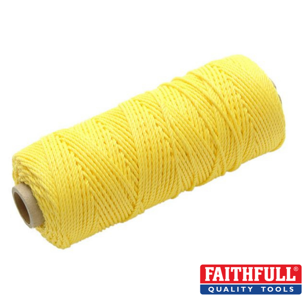 Hi-Vis Yellow Brick Line 100m | Hardware Bingley – Bingley Fencing