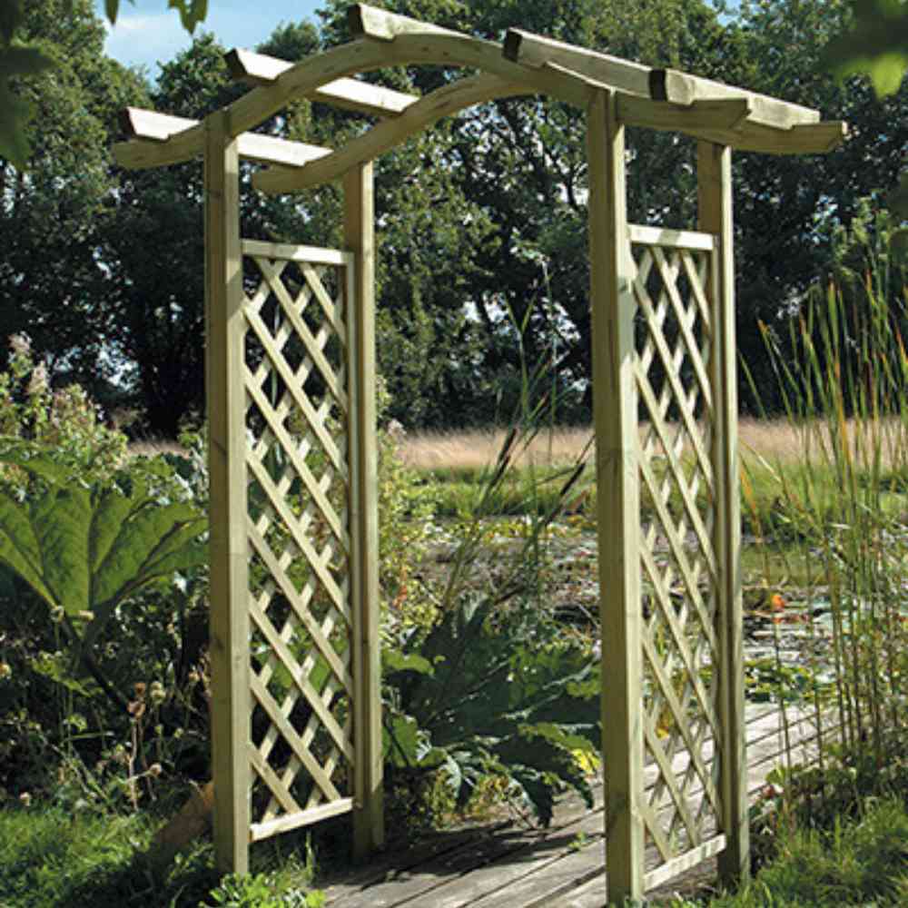 Omega Top Arch | Garden Arches by Bingley Fencing & Building Supplies