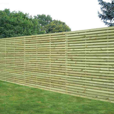 Slatted Privacy Fence Panels | Double Sided | Bradford – Bingley Fencing