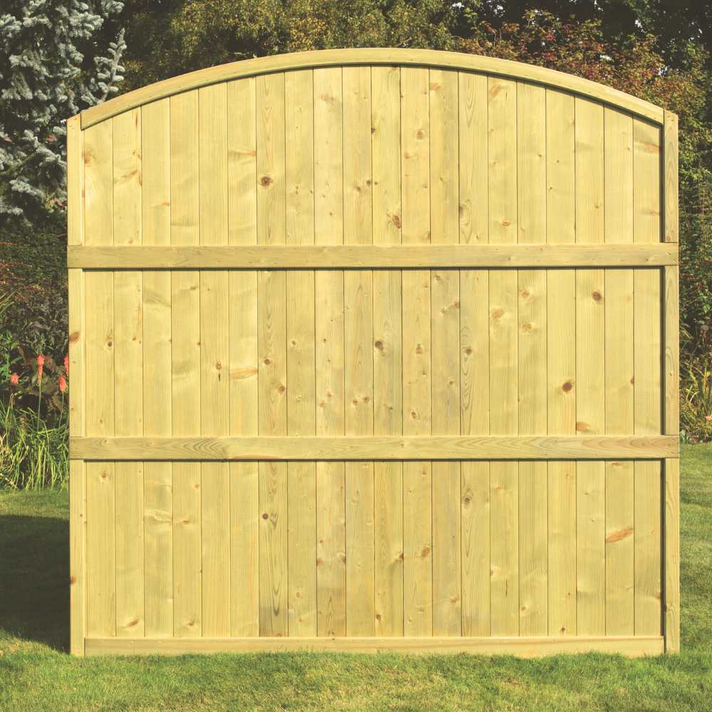Arched Timber Fence Panels - Euro Design. Plus made to Measure ...