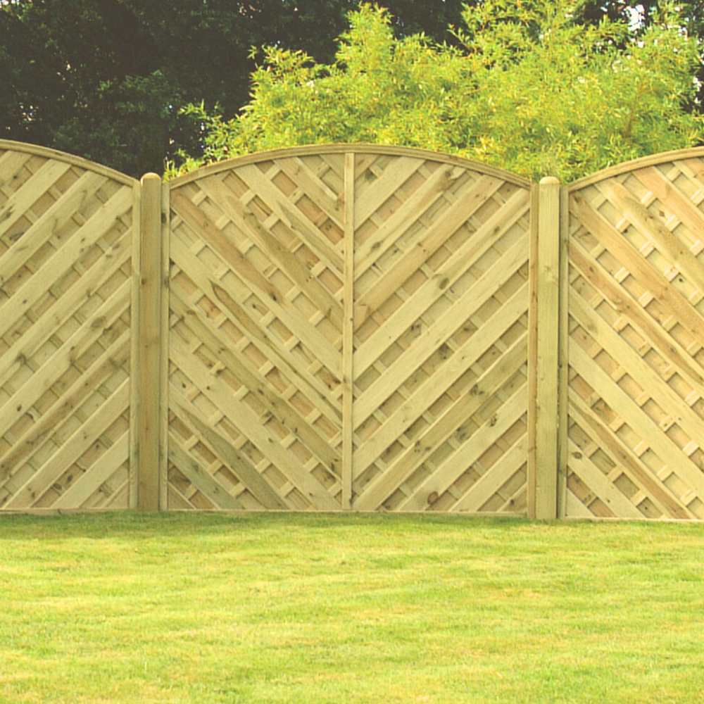 Arched Wood Privacy Fence Arched Wooden Privacy Fence