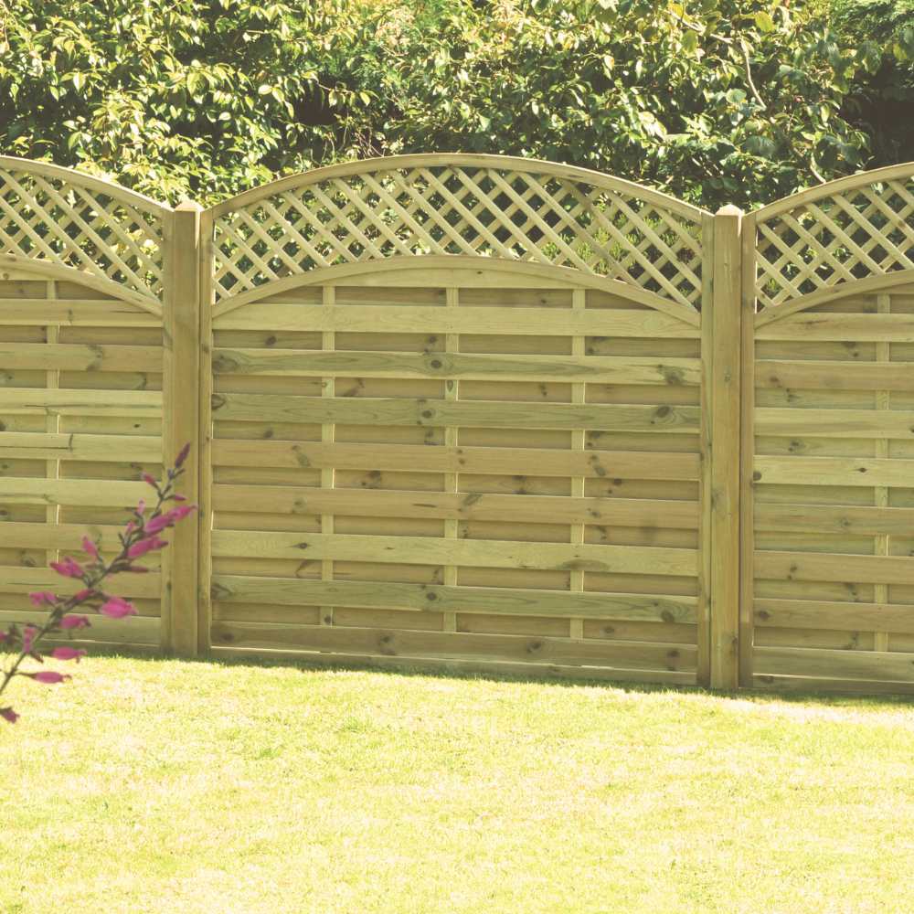 Lattice Top Fence Designs Omega Lattice Top Fence Panels | Cocklestorm