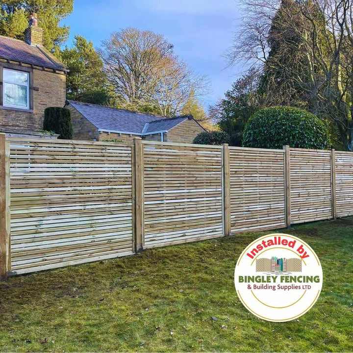 Slatted Fence Panels | Fence Panels Installed by Bingley Fencing